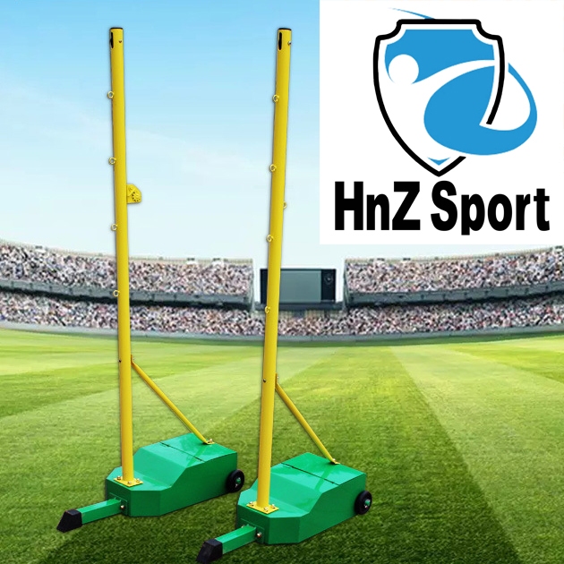 professional badminton court net full set with stand 6 METER | Shopee ...