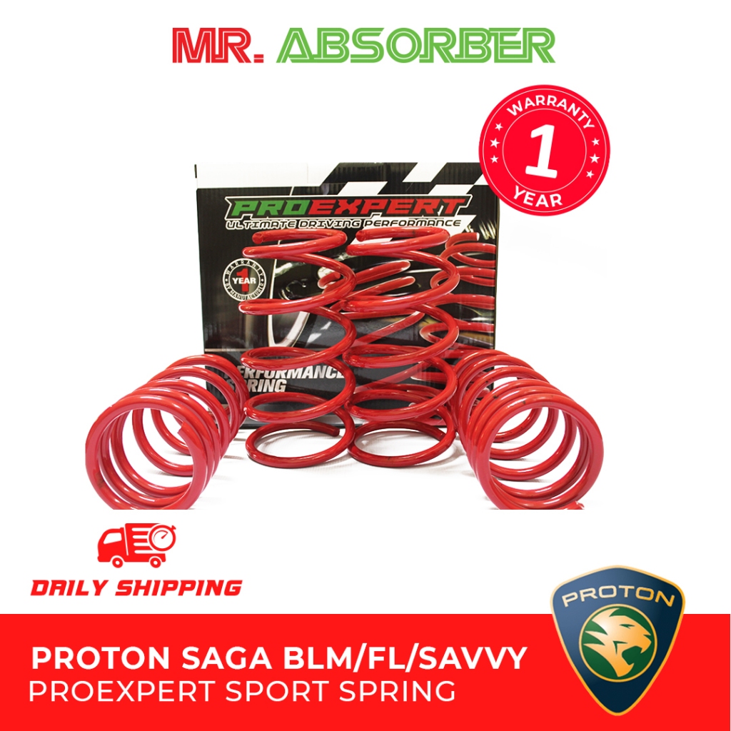 PROTON SAGA BLM/FL/SAVVY/PERSONA VVT PROEXPERT LOWERED SPORT SPRING ...