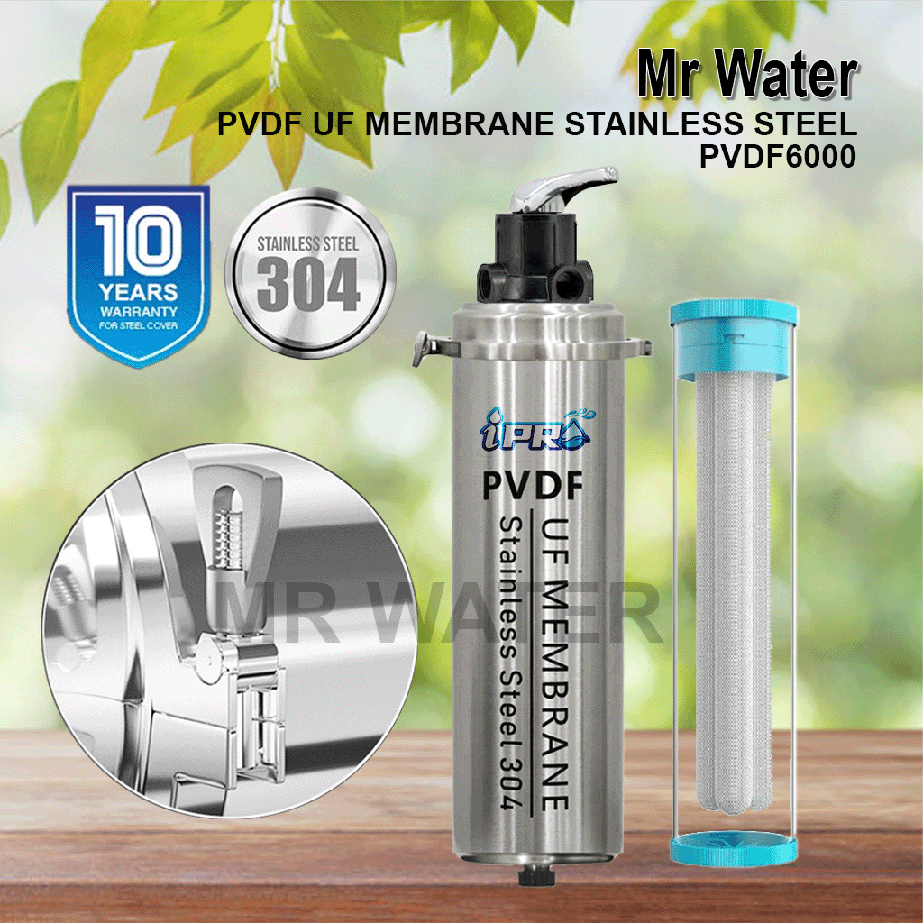 iPRO Stainless Steel PVDF6000 UF Membrane 0.01 Micron Outdoor Water ...