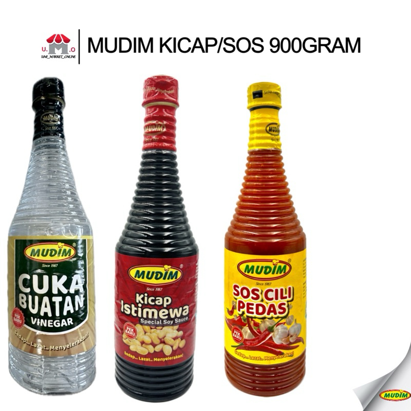 kicap mudim|sos|cuka mudim 900g | Shopee Malaysia