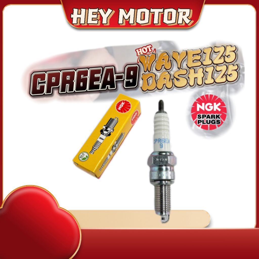 NGK SPARK PLUG CPR6EA CPR6EA-9 WAVE125 DASH125 100% ORIGINAL | Shopee ...