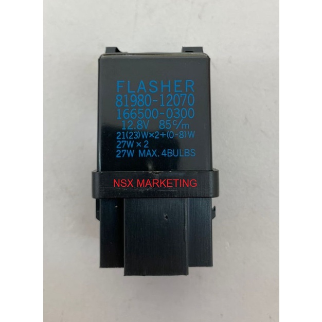 Flasher Relay Turn Signal 3 Pin For Toyota (81980-12070) | Shopee Malaysia