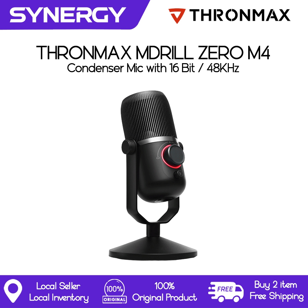 Thronmax Gaming Microphone MDrill Zero M4 Condenser Microphone with 16 ...