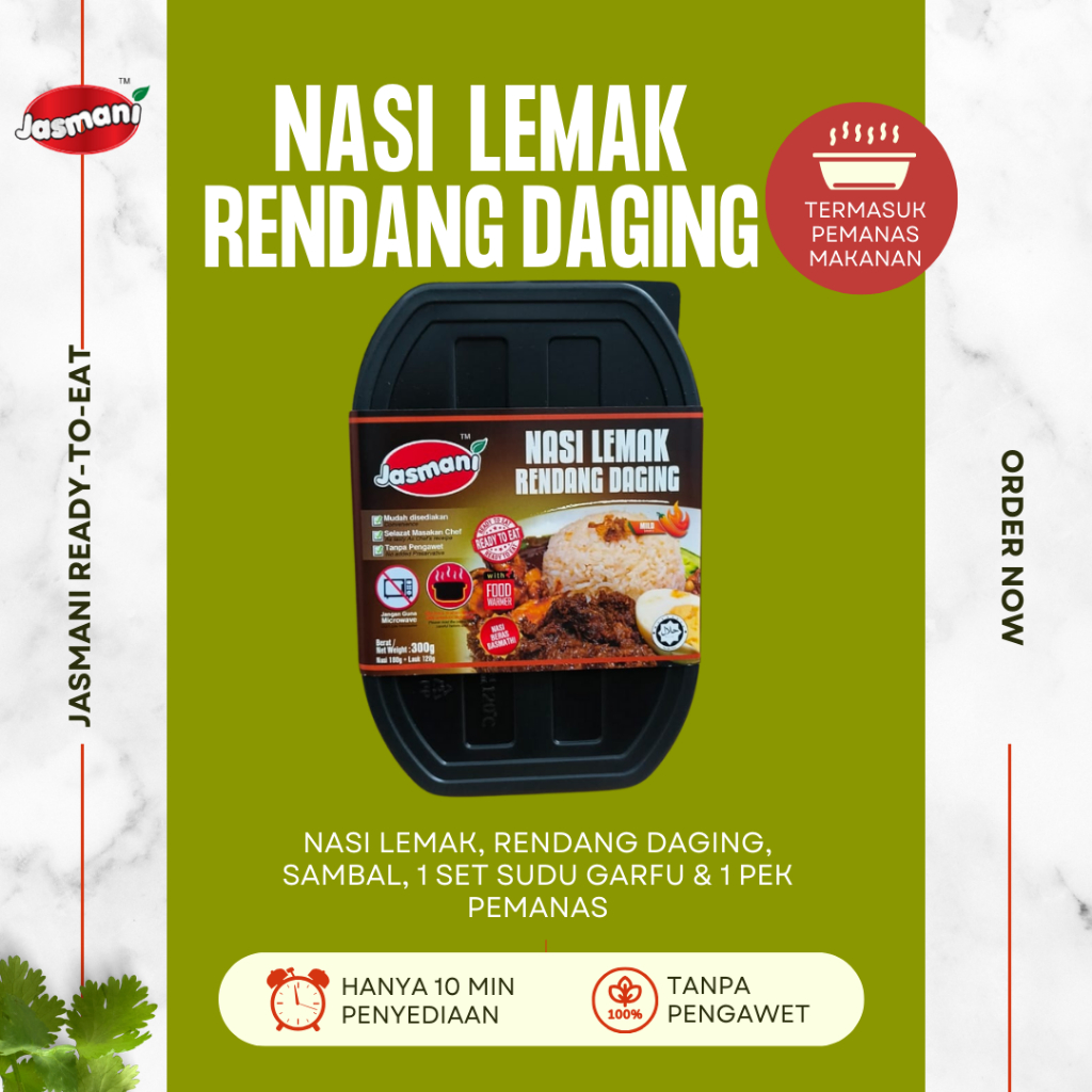 [JASMANI] SET NASI LEMAK READY TO EAT FOODWARMER | Shopee Malaysia