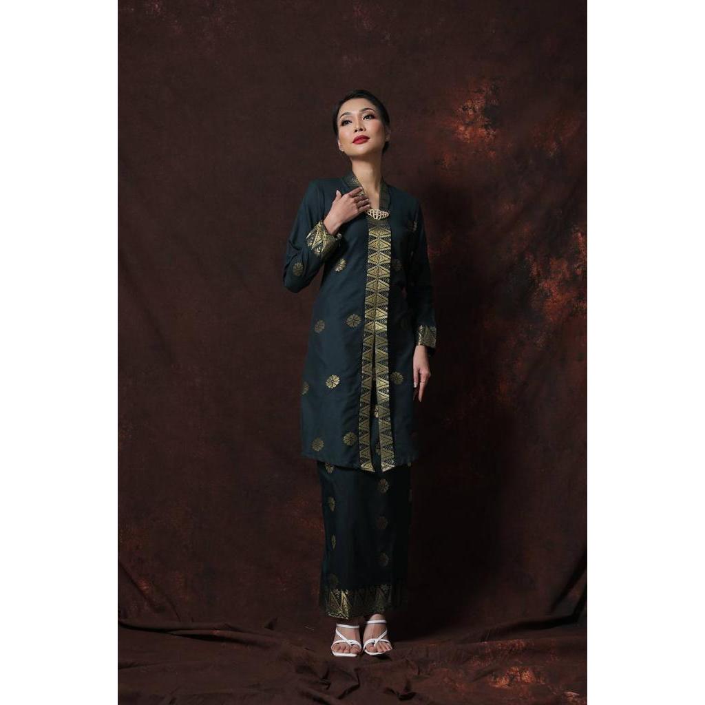 KEBAYA SRIKANDI ( KEBAYA SONGKET BUNGA TABUR ) | Shopee Malaysia