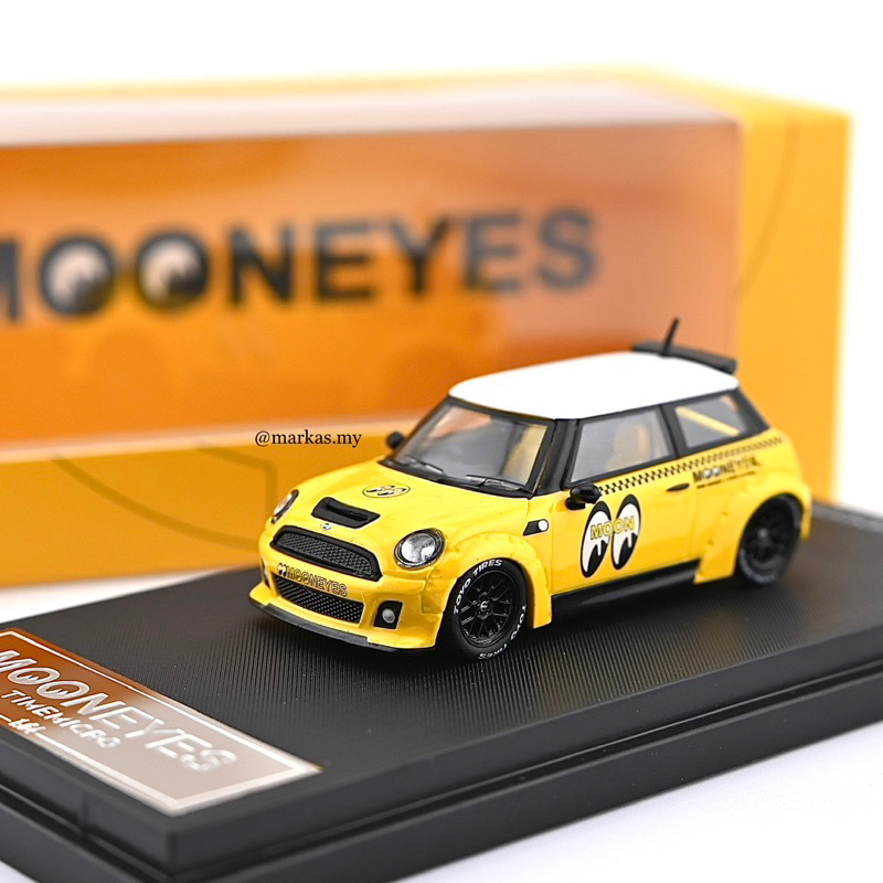 TIME MICRO 1/64 MINI COOPER MOONEYES YELLOW | Shopee Malaysia