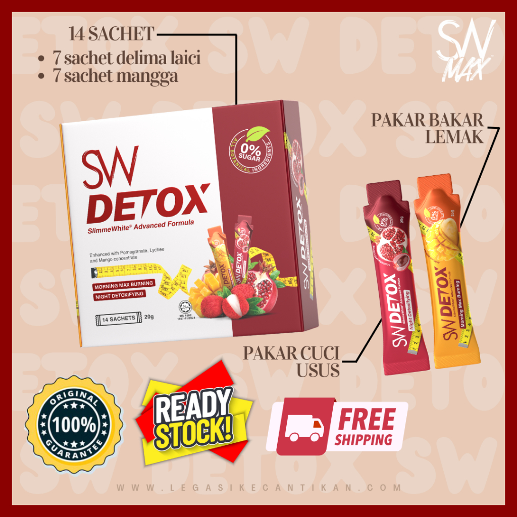 🌟READYSTOCK🌟 NEW!! SW DETOX [DIRECTLY FROM HQ] | Shopee Malaysia
