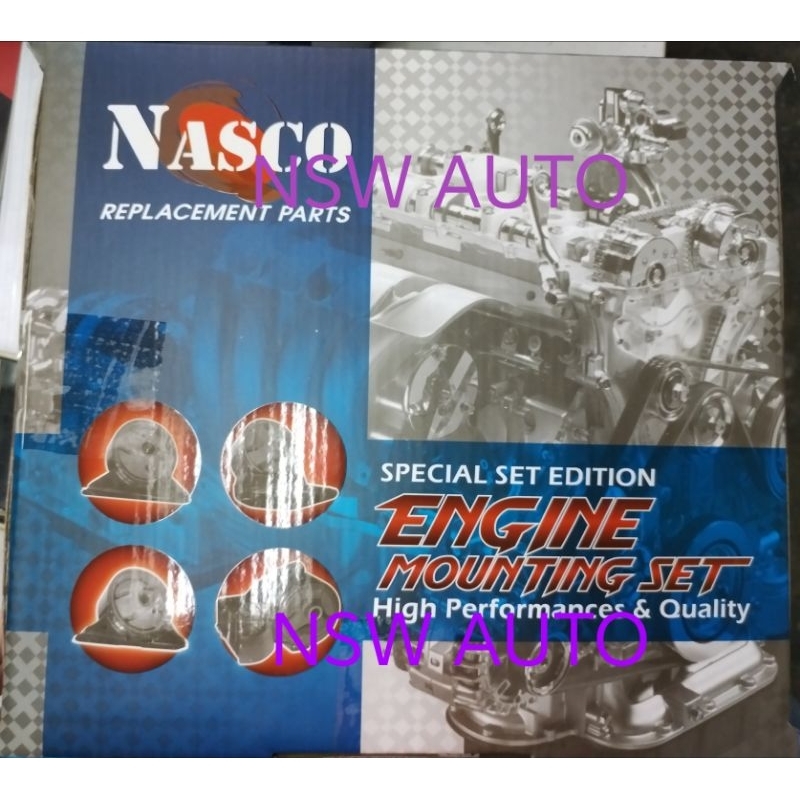 Proton Saga BLM 1.3 Auto FL engine mounting 4 pieces 1 set warranty ...