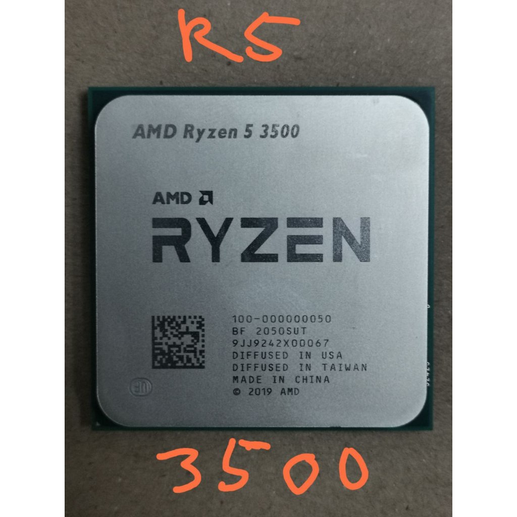 AMD Ryzen 5 3500 Desktop Processor 6 Cores AM4 Socket 6 Cores & 6 ...