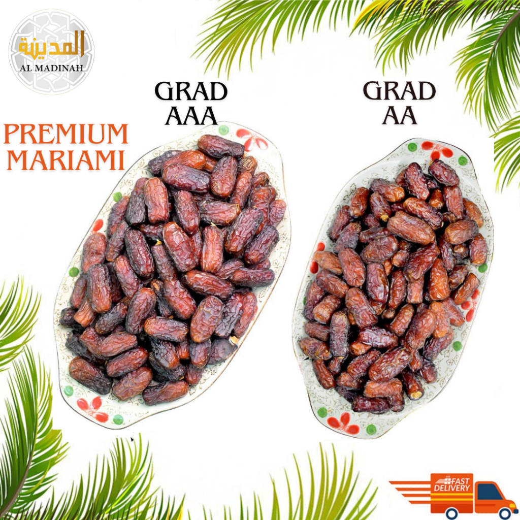 Kurma Mariami | Mariami Dates Saudi Grade AA | Piarom AAA | Piarom AA ...
