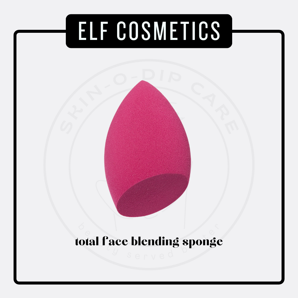 ELF Total Face Blending Sponge, Latex-Free Makeup Beauty Blender, e.l.f ...