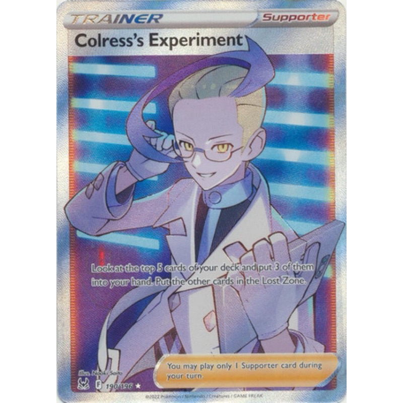 Colress's Experiment - 190/196 - Full Art Ultra Rare | Shopee Malaysia