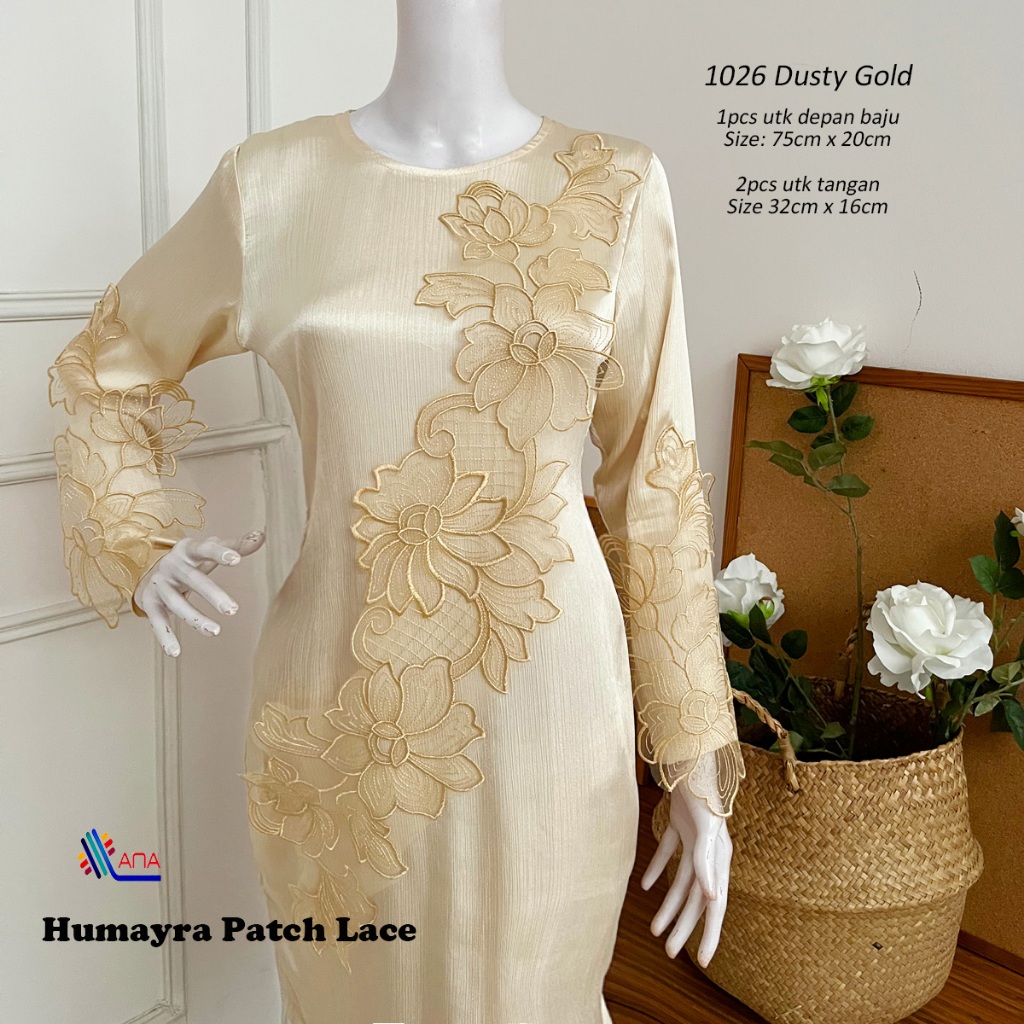 Humayra Patch Lace Set Lace Sulam Bunga Treding Lace Sulam Ariesya lace ...