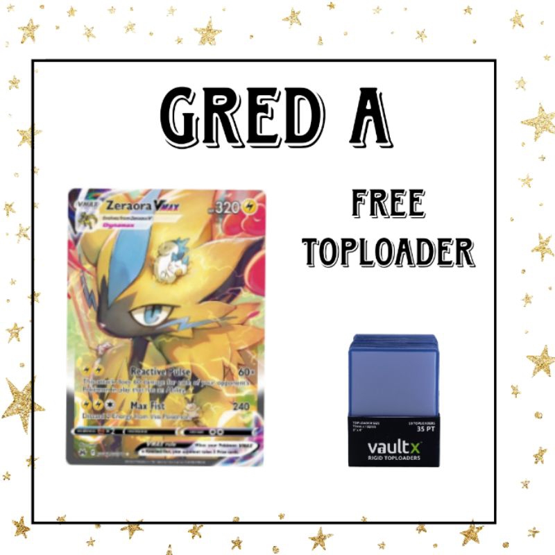 Pokémon TCG Zeraora Vmax Full Art Gred A | Shopee Malaysia