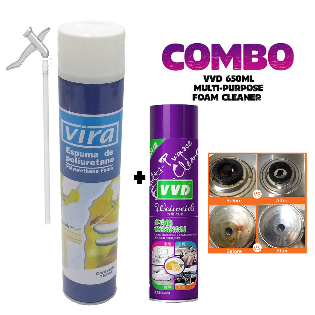 Vira Polyurethane Foam PU Foam Spray 750ml Polyurethane Foam PU Foam ...