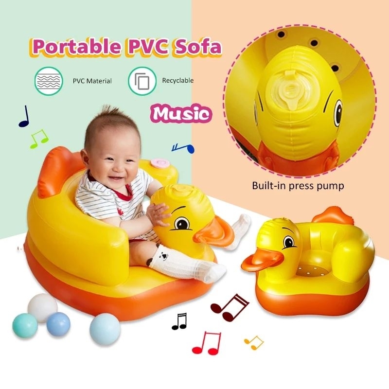 Baby Inflatable Chair Learn Training Seat Baby dining chair Kerusi Bayi ...