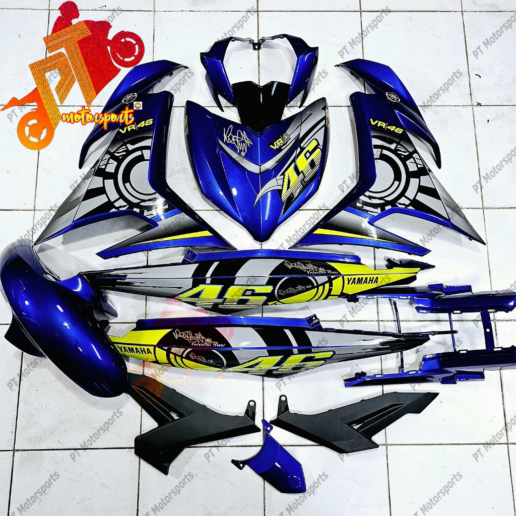 Yamaha Y15zr Y15 Cover Set Bodyset Blue Rossi 46 Dpbmc V1 V2 Velozi