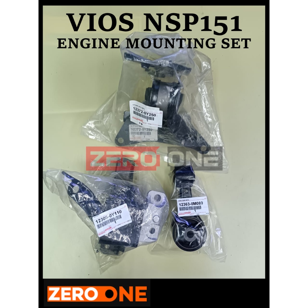 TOYOTA VIOS NSP151 ENGINE MOUNTING SET | Shopee Malaysia