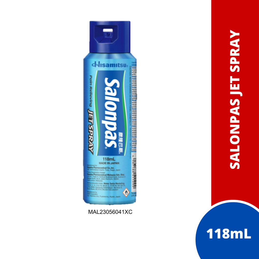 Salonpas Pain Relief Jet Spray (118ml) | Shopee Malaysia