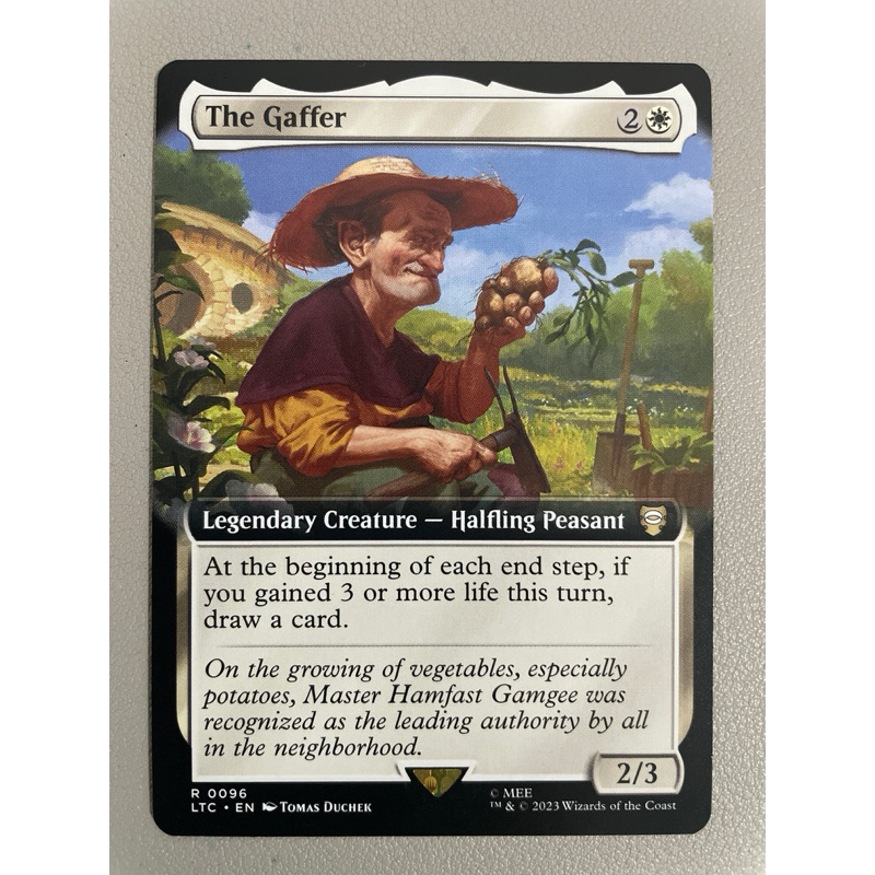 MTG:The Lord of the Rings (LTR) R0096 - The Gaffer (Extended Art ...