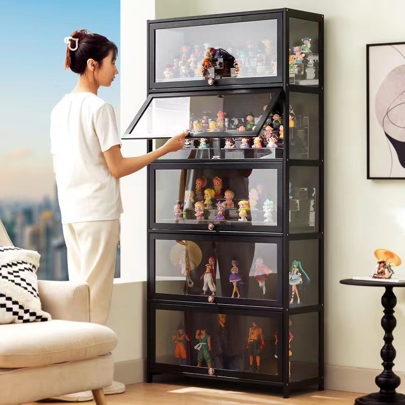 Storage cabinet display cabinet transparent display cabinet display ...