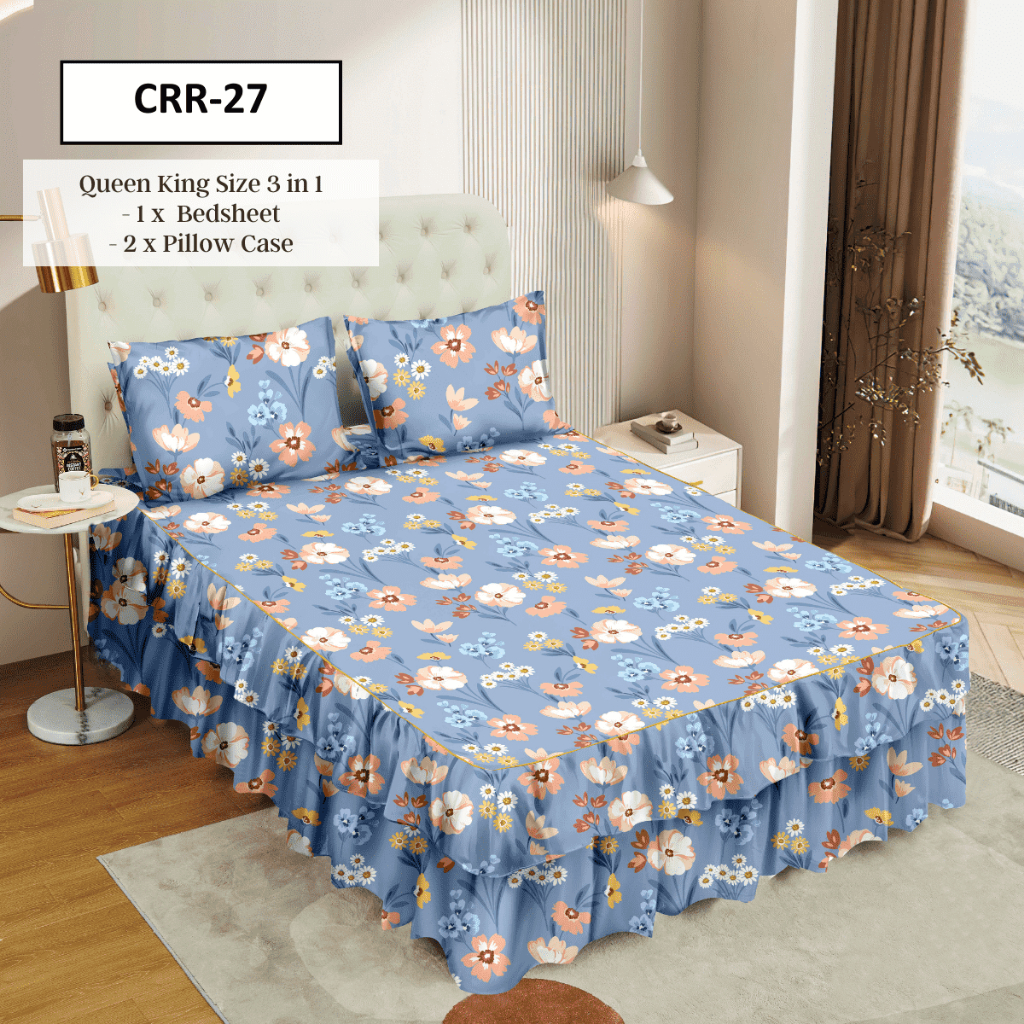 Cadar Bedsheet 3 in 1 Ropol Beropol Pengantin Patchwork Set Puteri ...