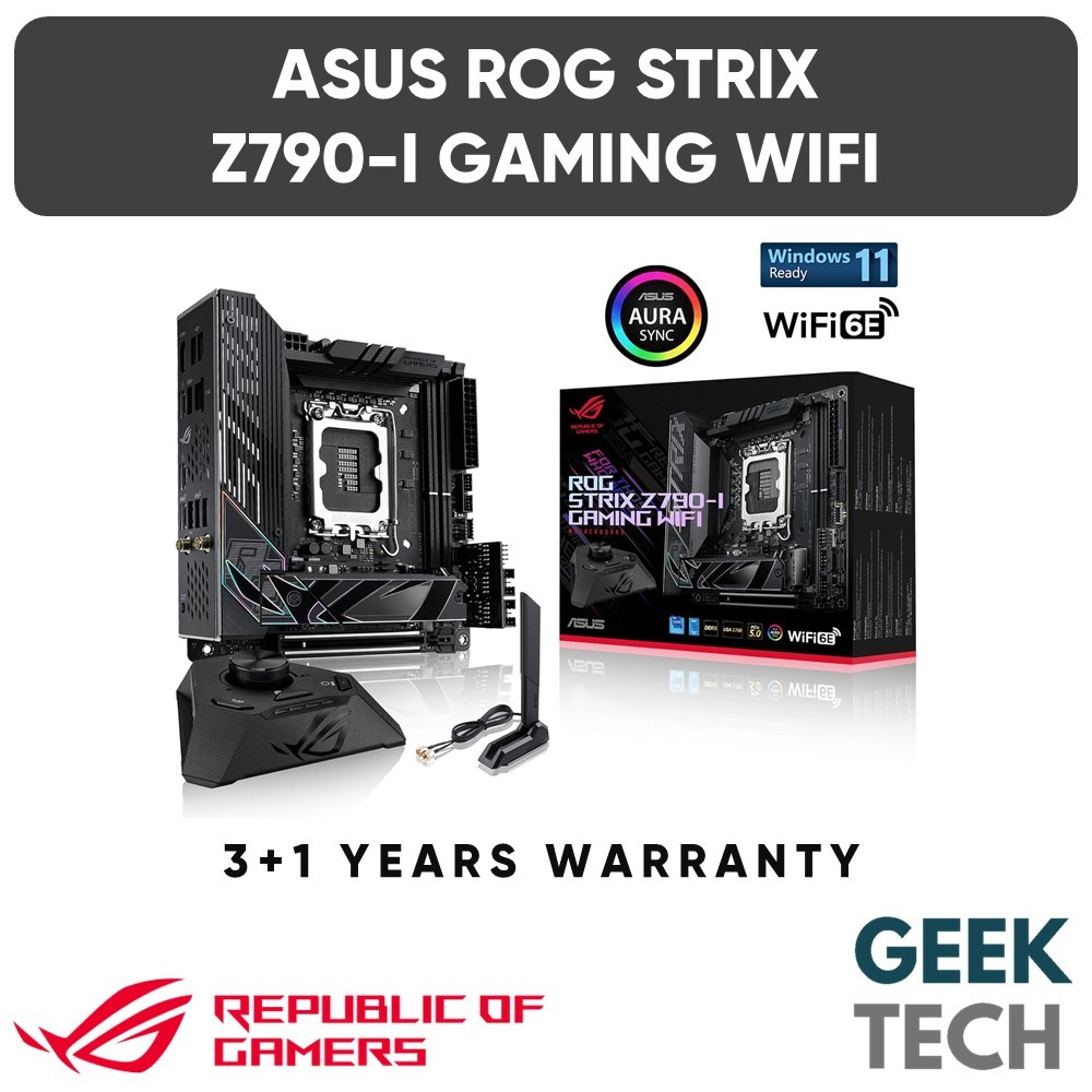 ASUS ROG Strix Z790-I Gaming WiFi mini-ITX Motherboard - Support Intel 12th/13th Gen Processor ...