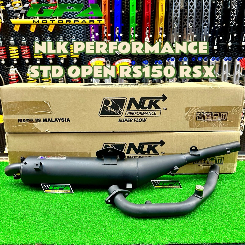 NLK PERFORMANCE RACING SUPER FLOW EKZOS STAINLESS STEEL EXHAUST STANDARD OPEN 28MM 32MM 35MM ...