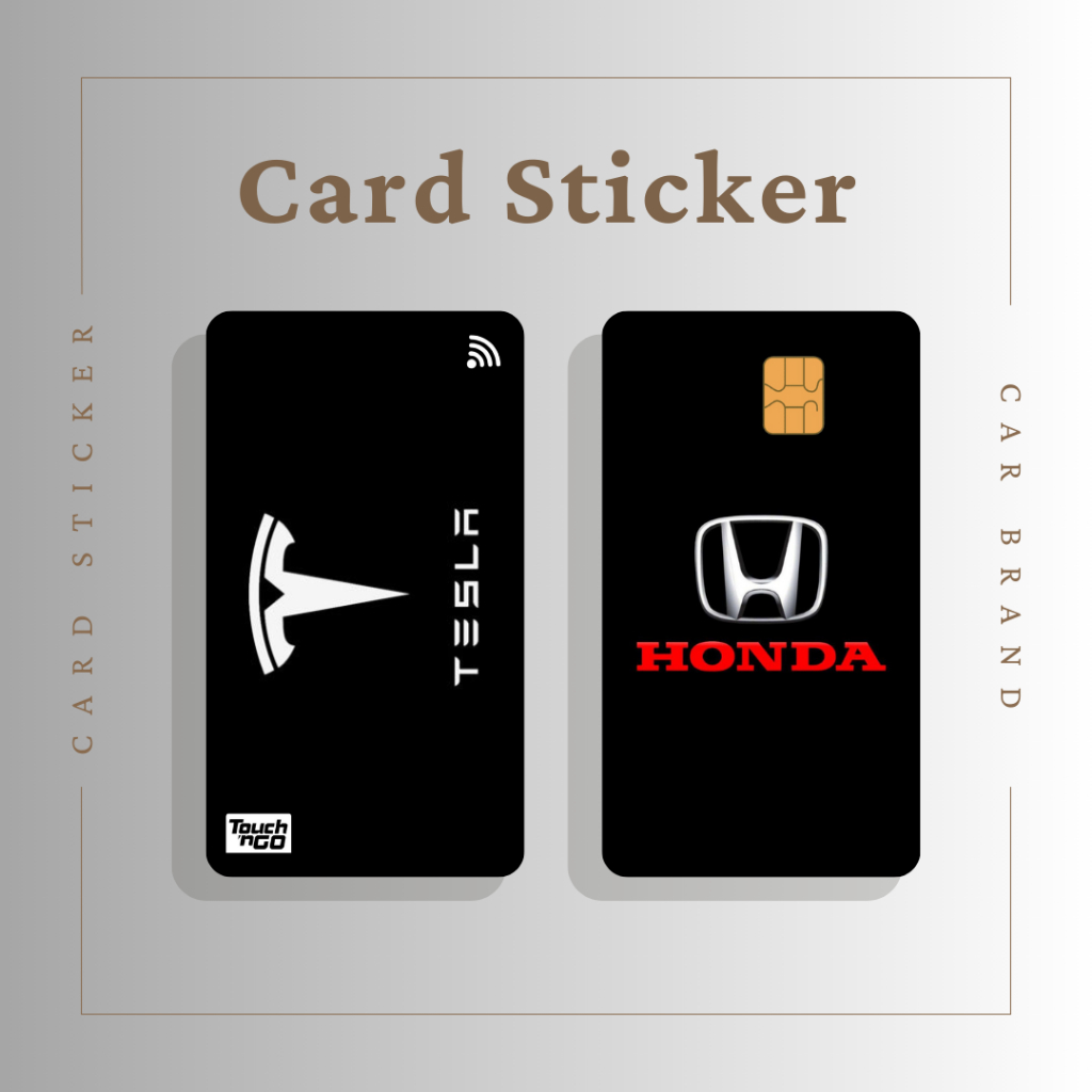 CAR BRAND (SERIES 2) CARD STICKER - TNG CARD / NFC CARD / ATM CARD ...