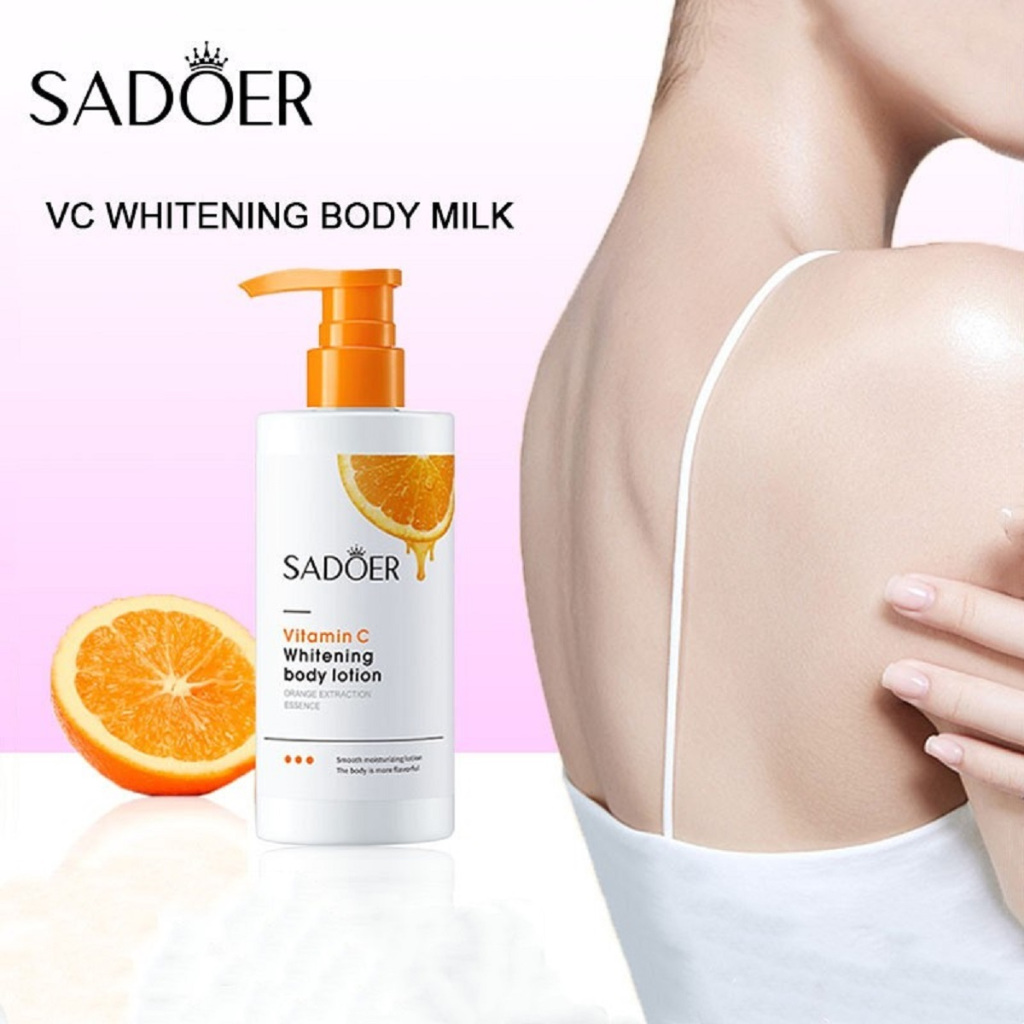 JoYwee CO191 SADOER Vitamin C Whitening Body Lotion Moisturizing and Hydrating 250g | Shopee ...