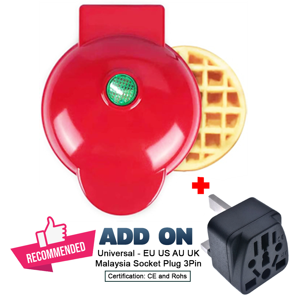 Waffle Maker Toaster Round Wafel Electric Mini Waffles Machine ...