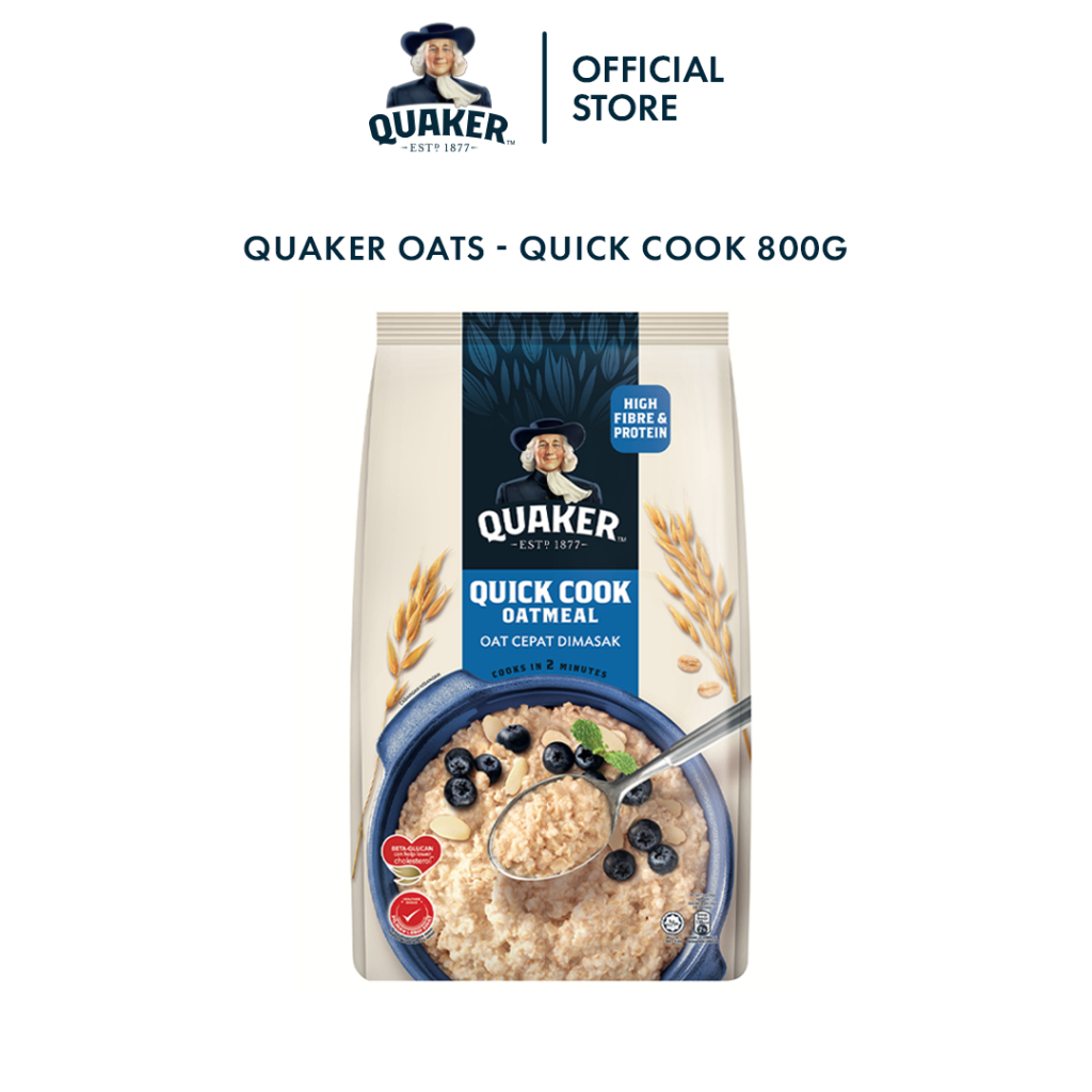 Quaker Quick Cook Foil (800g) / Quaker Oat Cepat Dimasak (800g ...