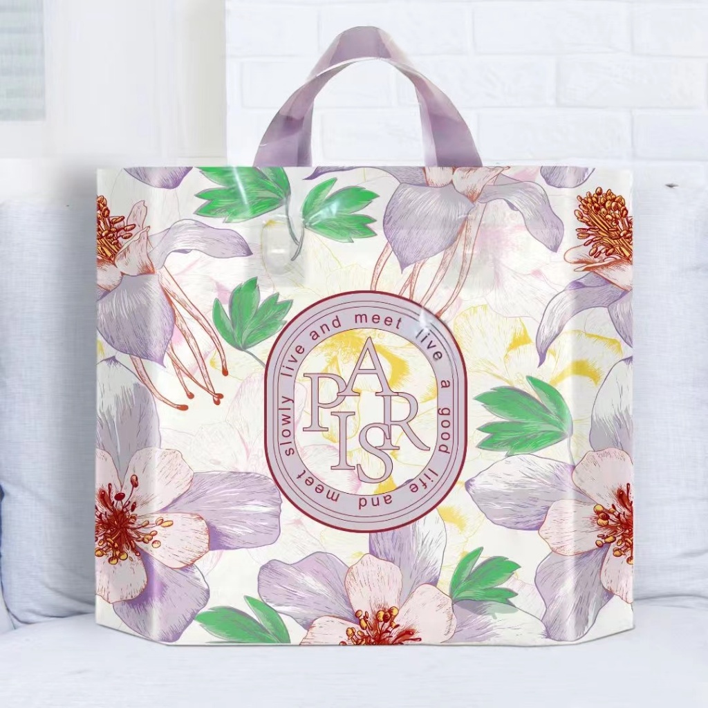 Thank You Plastic Bag (+-50pcs)S Size-30x25cm or 35x30cm/Plastik bag ...