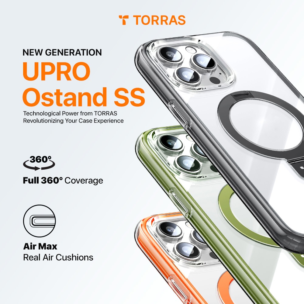 TORRAS Q3S Fulcrum Shell Full Airbag iphone 14 Series Phone Case ...