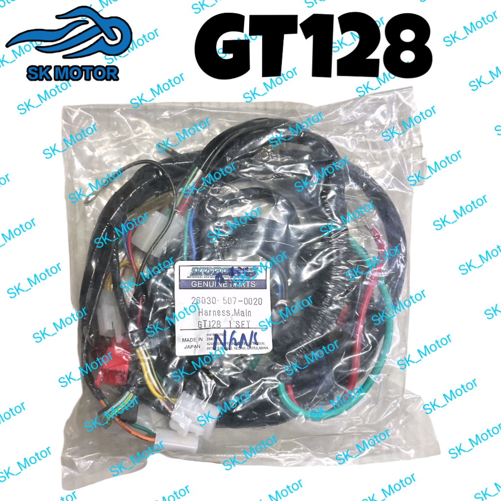Modenas GT128 GT 128 Wire Harness Assy Wiring Wayaring Wayering Wayar ...