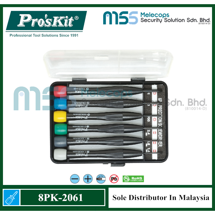 Pro'skit 8PK-2061 6Pcs Electronic Screwdriver Set | Shopee Malaysia
