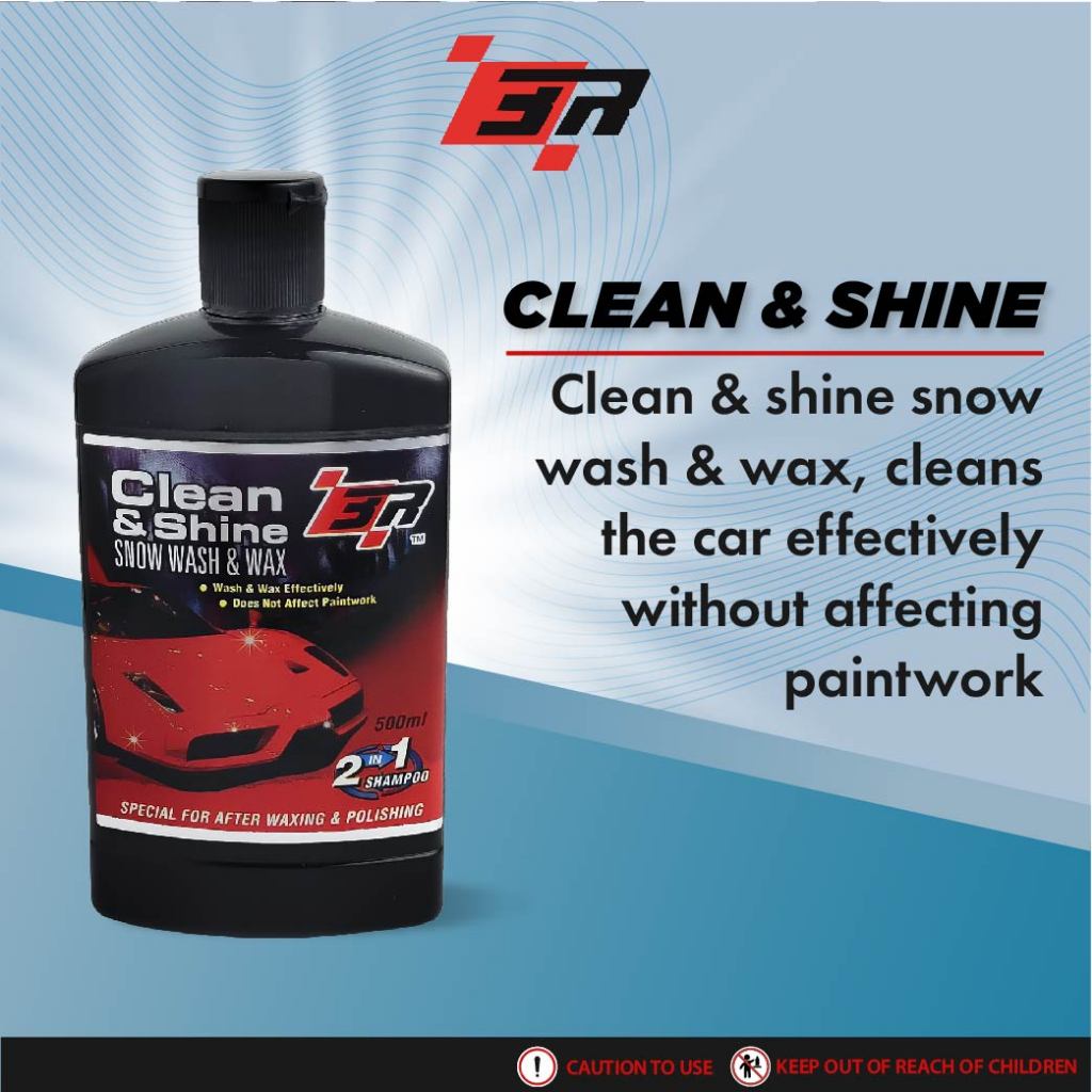 3R Clean & Shine 2 In 1 Car Wash (500ml) | Shopee Malaysia