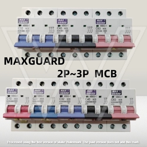 Maxguard 63A 40A 32A 20A 16A 3P MCB /MAIN SWITCH | Shopee Malaysia