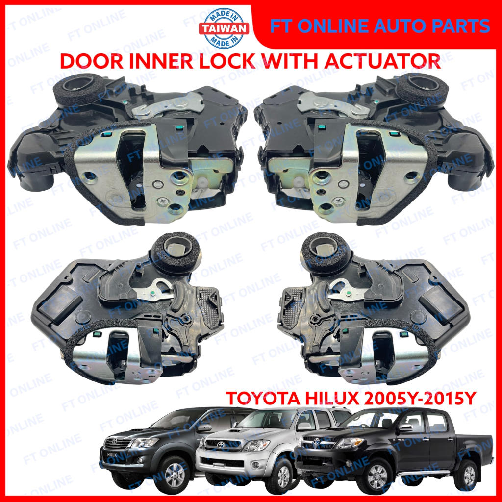 TOYOTA HILUX 2005-2015 KUN25 KUN26 DOOR INNER LOCK LATCH WITH ACTUATOR 2006 2007 2008 2009 2010 ...