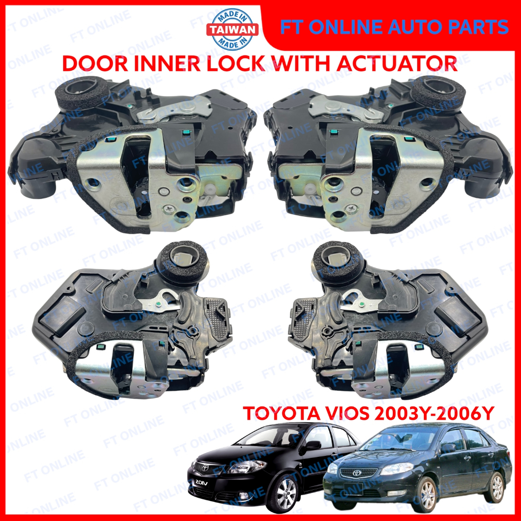 TOYOTA VIOS 2003-2006 NCP42 DOOR INNER LOCK/LATCH WITH ACTUATOR 2004 ...