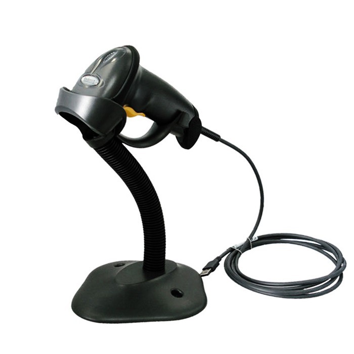 USB Wired Automatic Barcode Scanner POS Reader With Adjustable Stand ...