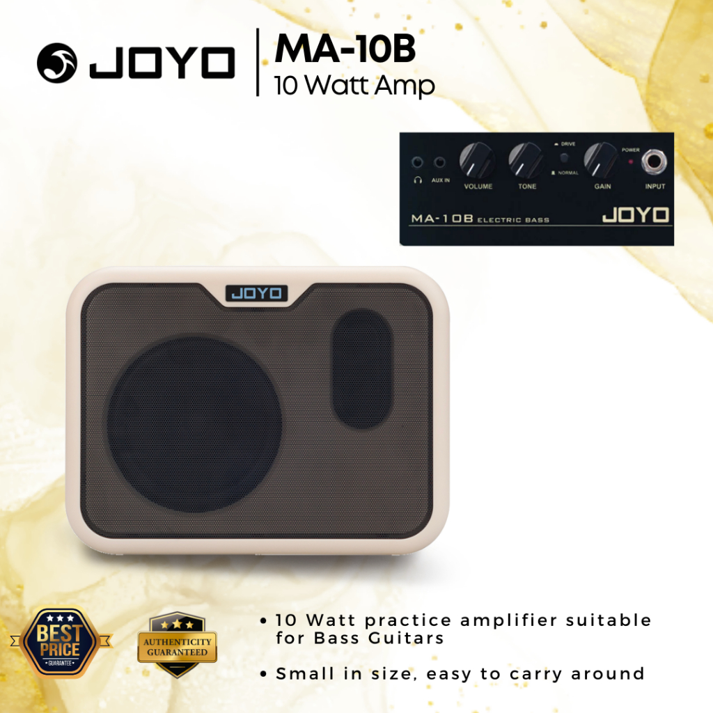 JOYO 10watt Portable Bass Amplifier Active Speaker ( MA-10B / MA10 / MA 10B ) | Shopee Malaysia