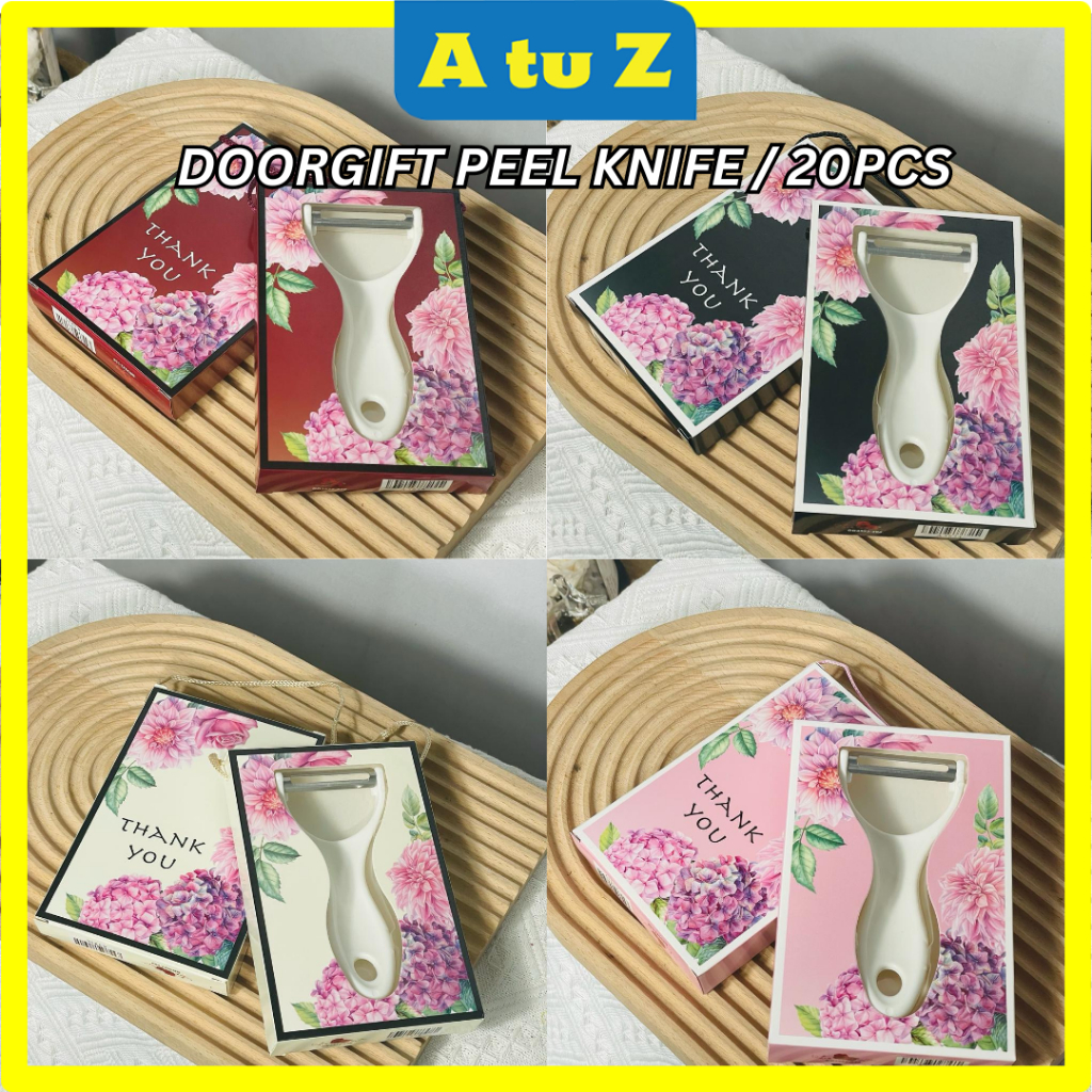 AtuZ 20pcs Doorgift Peeler With Box Hadiah Pengupas Kulit Buah Sayur ...