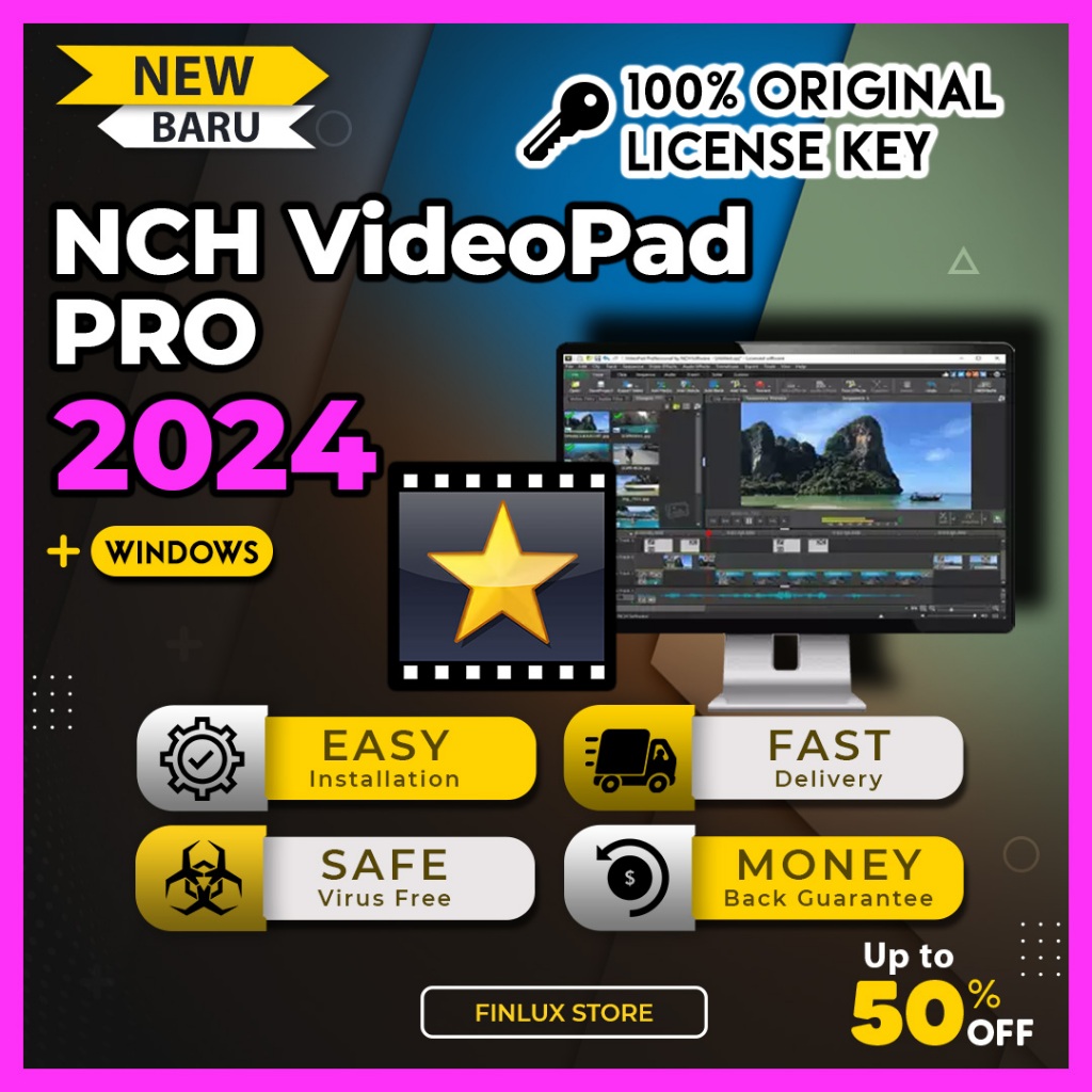 NCH VideoPad Video Editor Pro v16.26 Serial Key Latest 2024 Lifetime ...