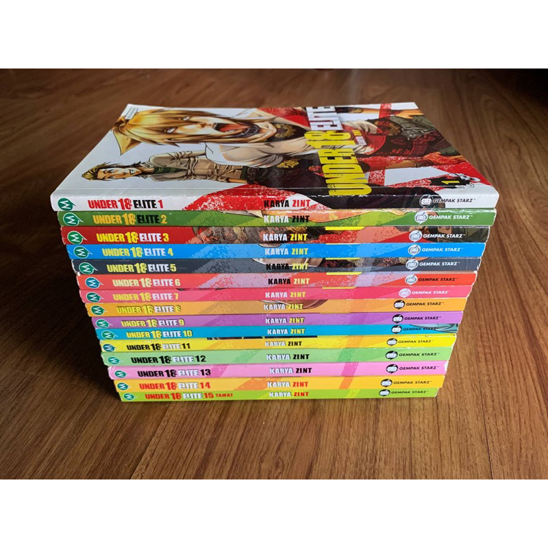 Under 18 Elite jilid 1-15 Jilid Loose Karya Zint Gempakstarz | Shopee ...