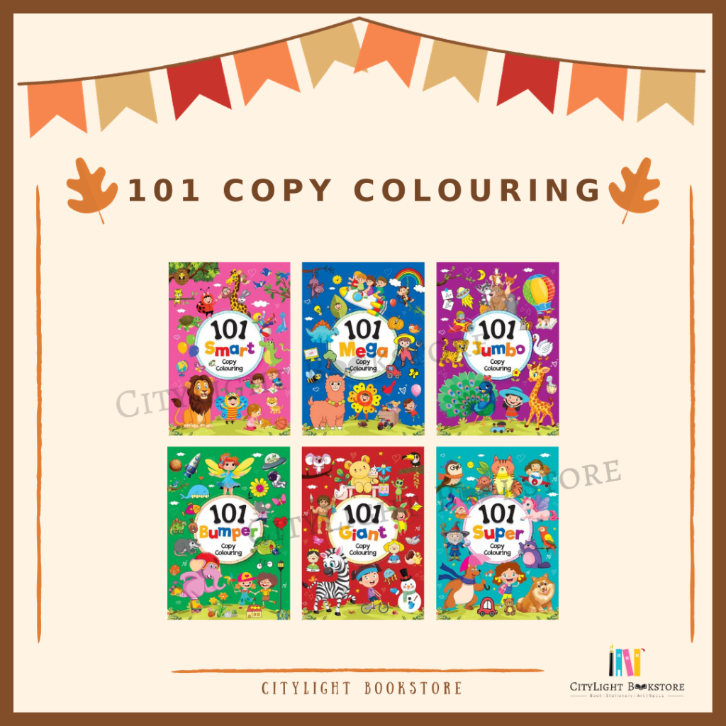 [CITYLIGHT] Colouring Book: 101 Smart / Mega / Jumbo / Bumper / Giant ...