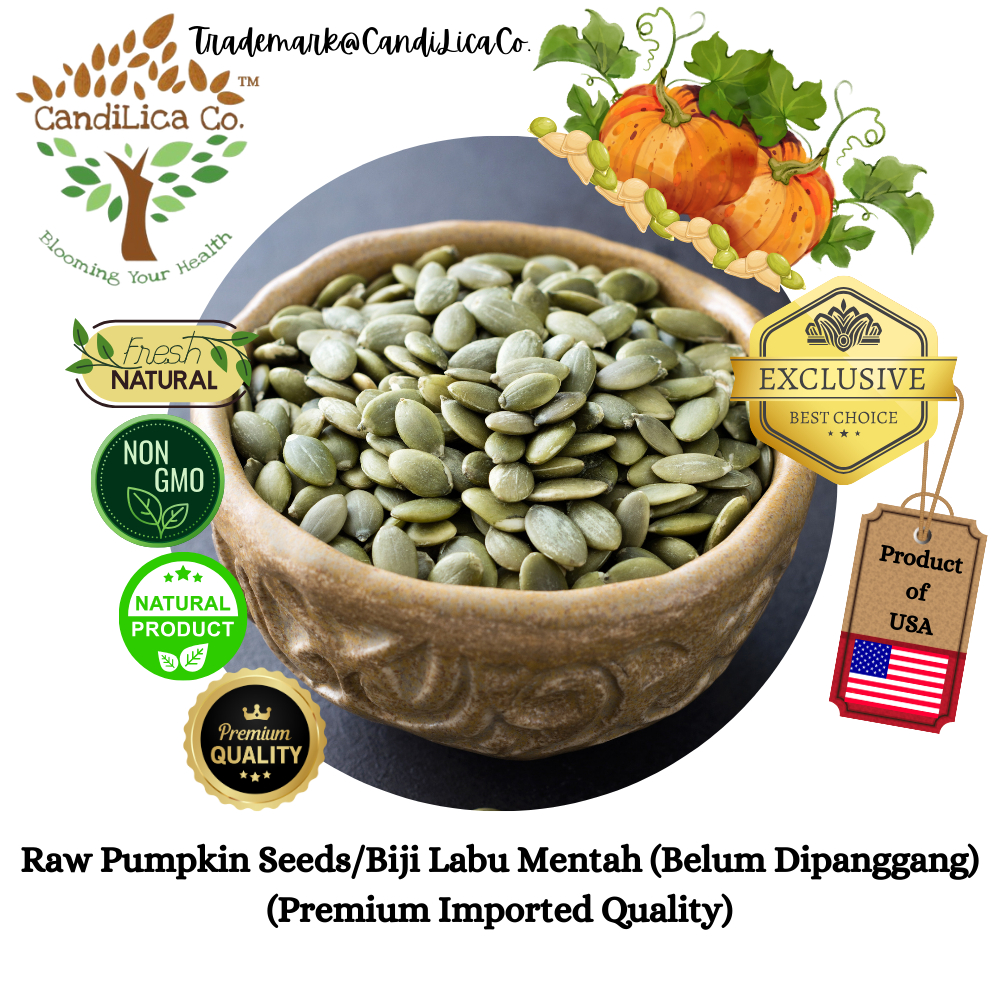 Pumpkin Seeds | Biji Labu Mentah | 南瓜籽 – CandiLica Co. – Imported from ...