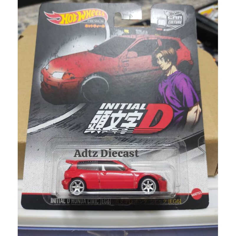 HOTWHEELS CUSTOM INITIAL D HONDA CIVIC (EG6) | Shopee Malaysia