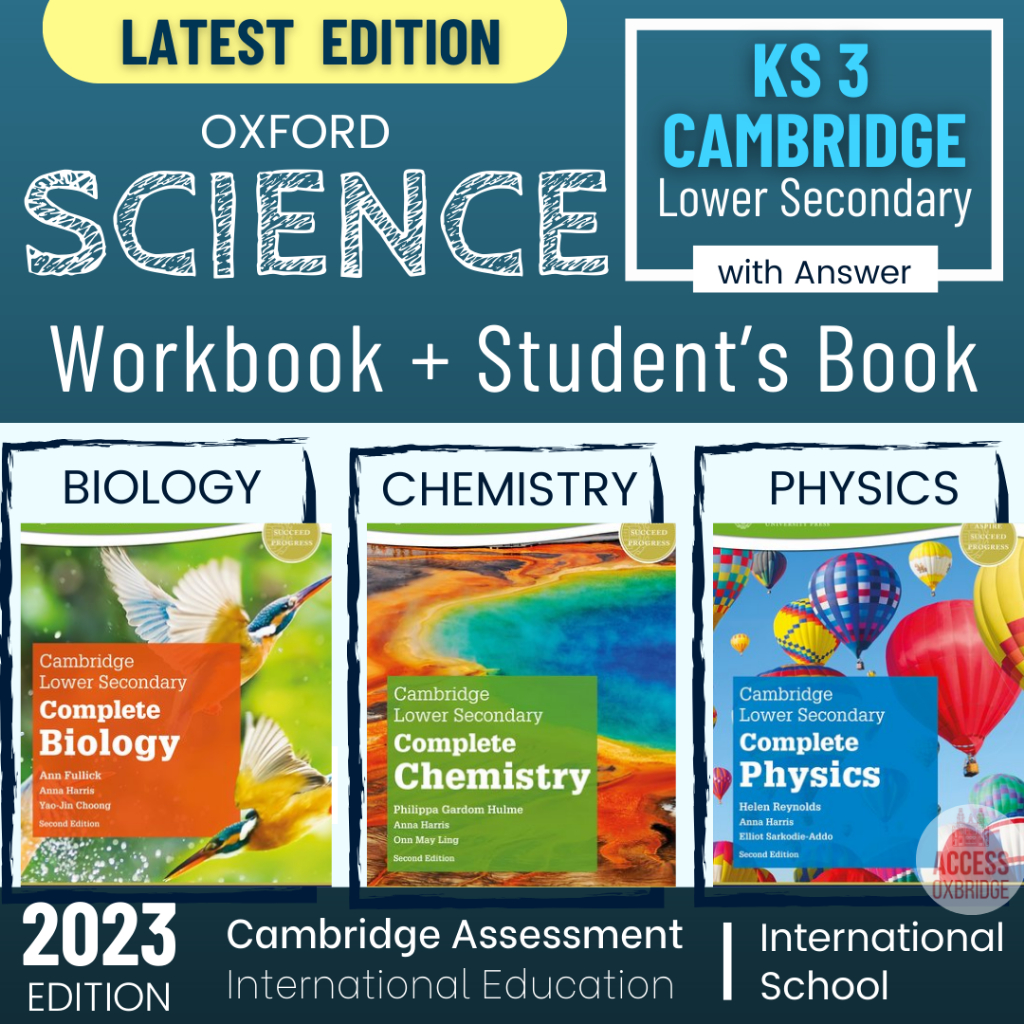 K18 Latest Lower Secondary Complete Workbook Biology + Physics ...