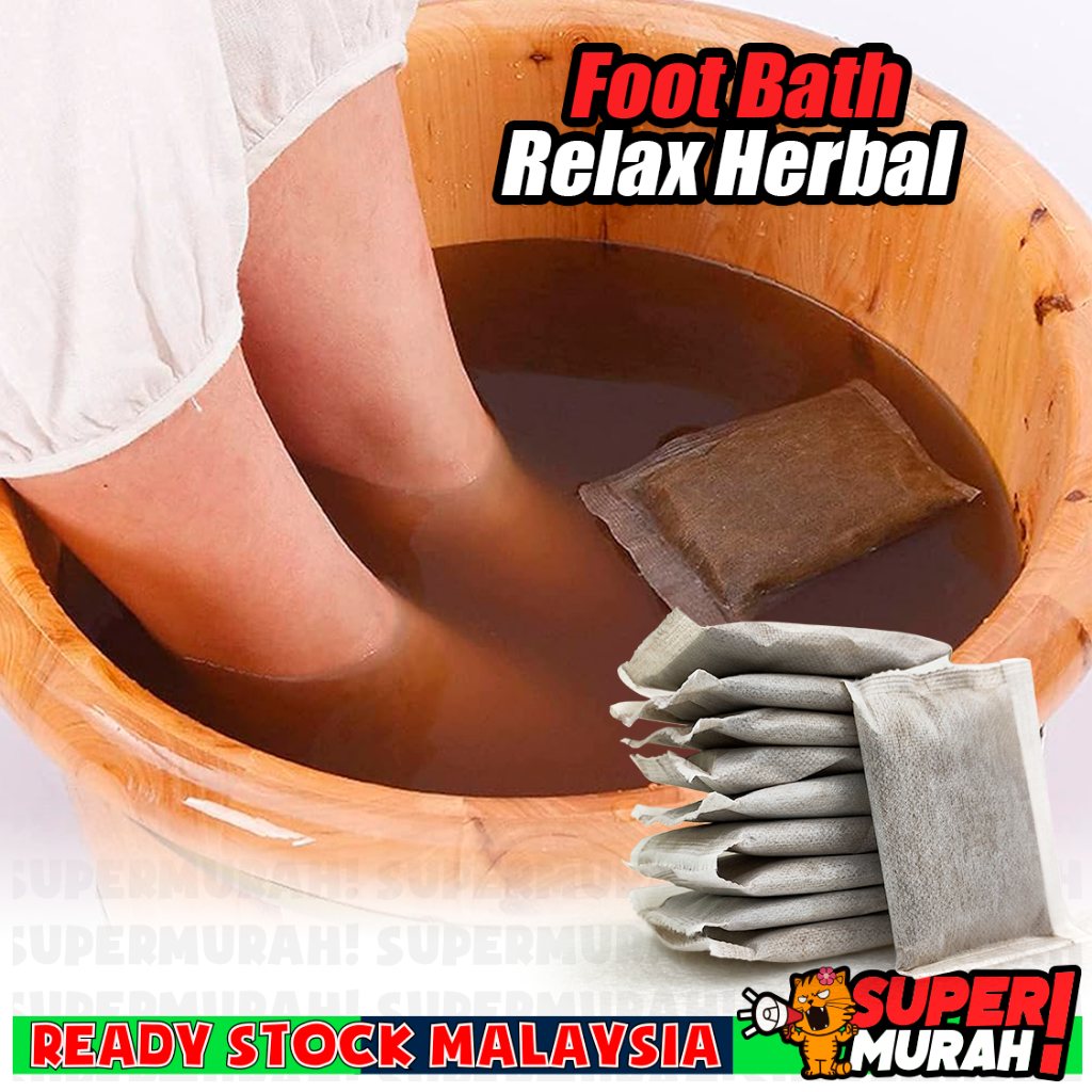 Herbal Foot SPA Powder 20g Uncang Herba Sauna Serbuk Spa Kaki Foot ...